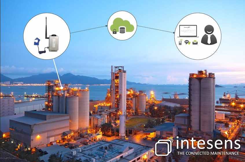 Intesens surveille les activités industrielles à distance