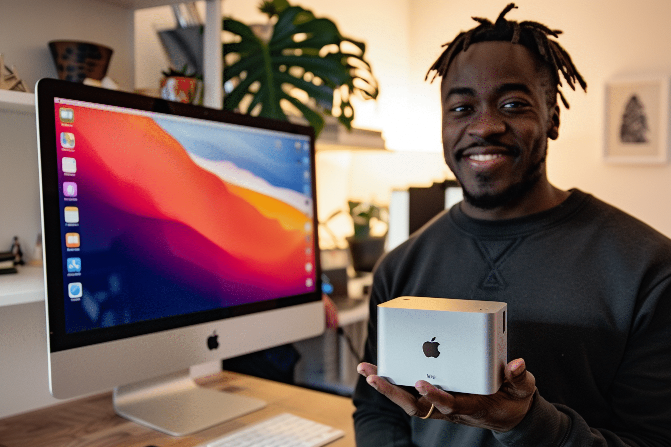 Un Mac mini compact avec des performances boostées